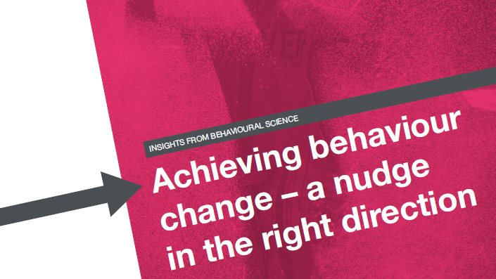 Achieving behaviour change: a nudge in the right direction | People ...